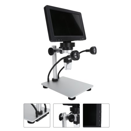 Digital Microscope, Compound Microscope 8 LED Lights For Testing ...