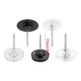 50/100Pcs Flat Head Push Pins Gear-shape Pushpin Clear Map Pin, Sewing ...
