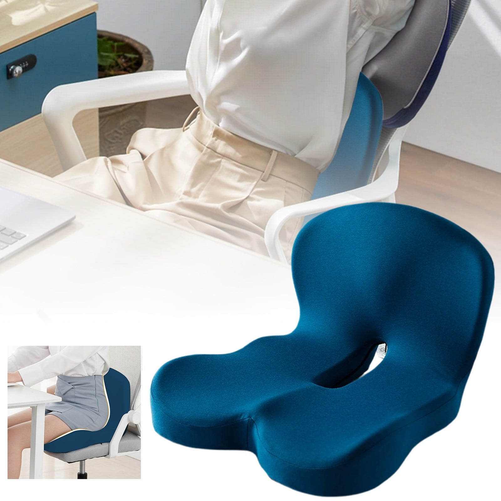 Click here for Ywoagh Ergonomic Memory Foam Cushion For And Car I... prices