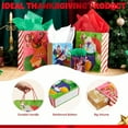 36 Pcs Christmas Bags with Tissue Papers and Tag Assorted Sizes Set for ...