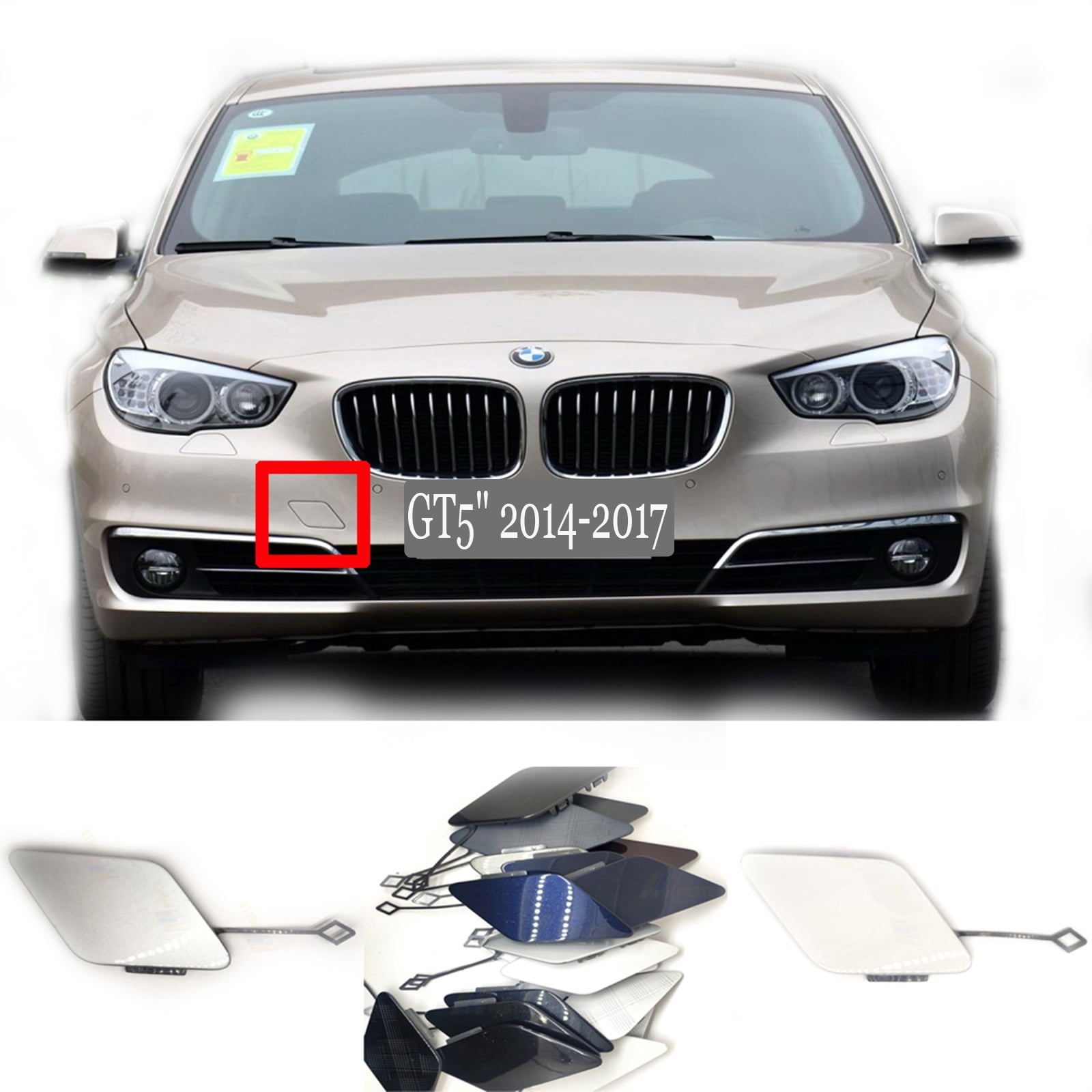 Trimla Front Tow Cover for 14-17 BMW GT 5GT F07LCI GT5 Gran Turismo ...