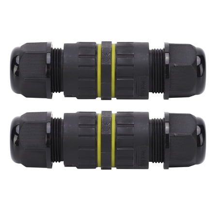 Cable Joint, Outdoor Connector 2Pcs 2Pin IP68 M16-2P For Worker For ...