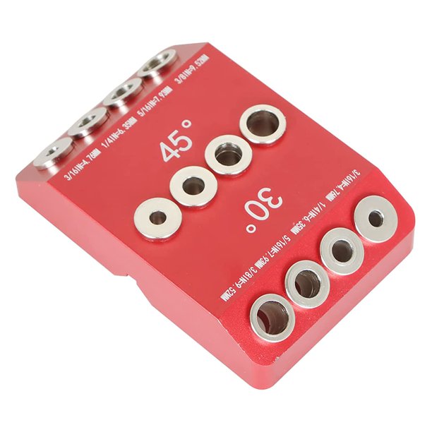 30 45 90 Degree Angle Drill Hole Guide Jig for Cable Railing Lag Screw ...