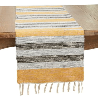 Hip-O Modern Living Handmade Durable Teak Table Runner, Transitional ...