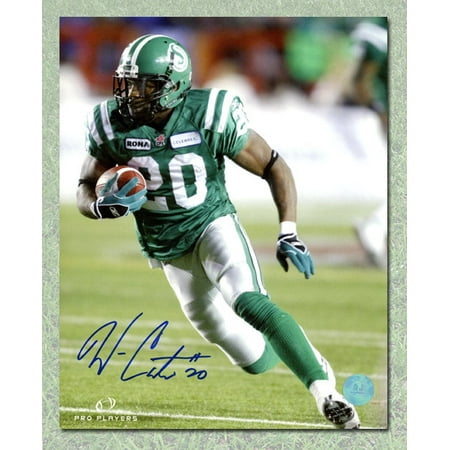 Wes Cates Saskatchewan Roughriders Autographed CFL Action 8x10 Photo ...