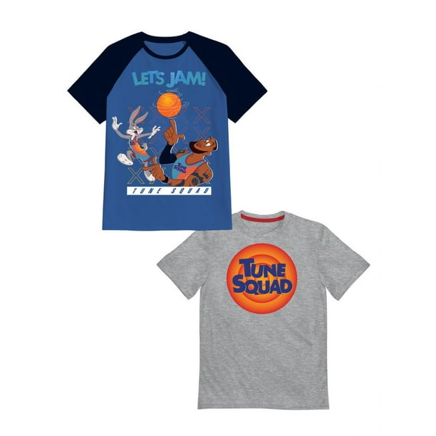 Space Jam - Space Jam 2 Boys Lets Jam! & Tune Squad Graphic T-Shirts 2 ...