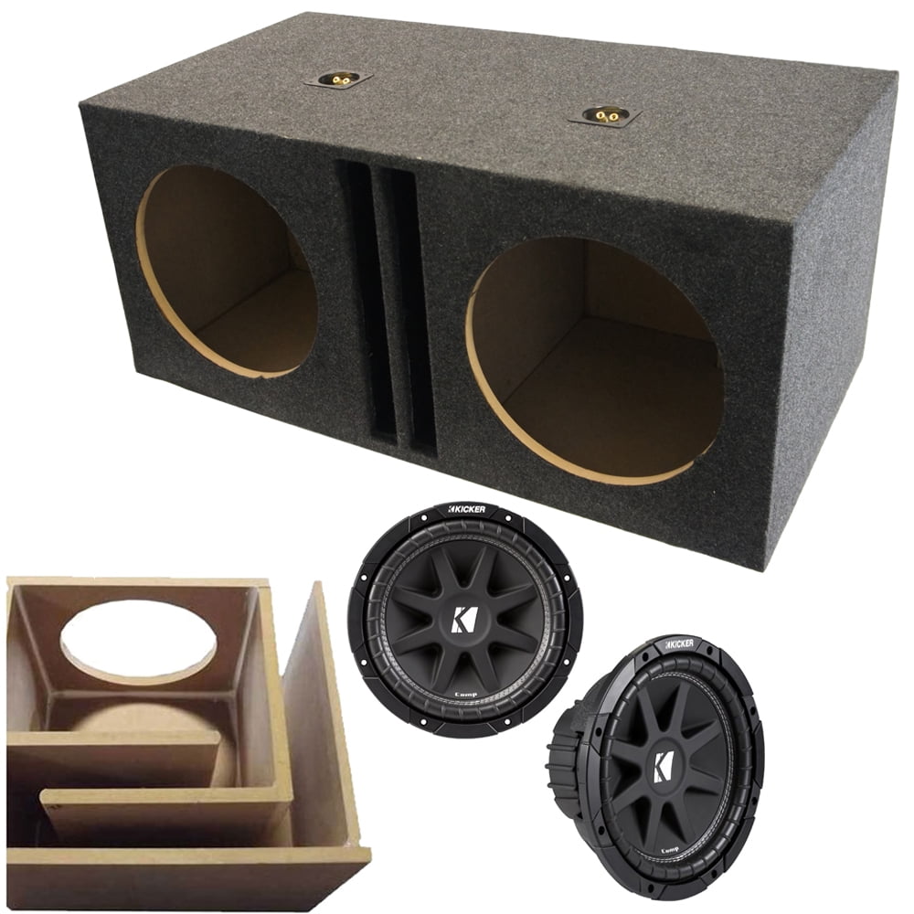 Custom Dual 15" Vented Loaded Kicker Pack W/ C15 Comp Subwoofer Box ...