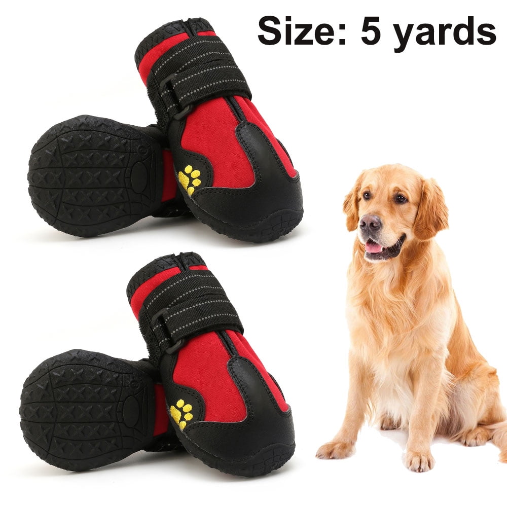 Click here for Xcgwst 4pcs Set Dog Boots waterproof Dog Shoes dog... prices