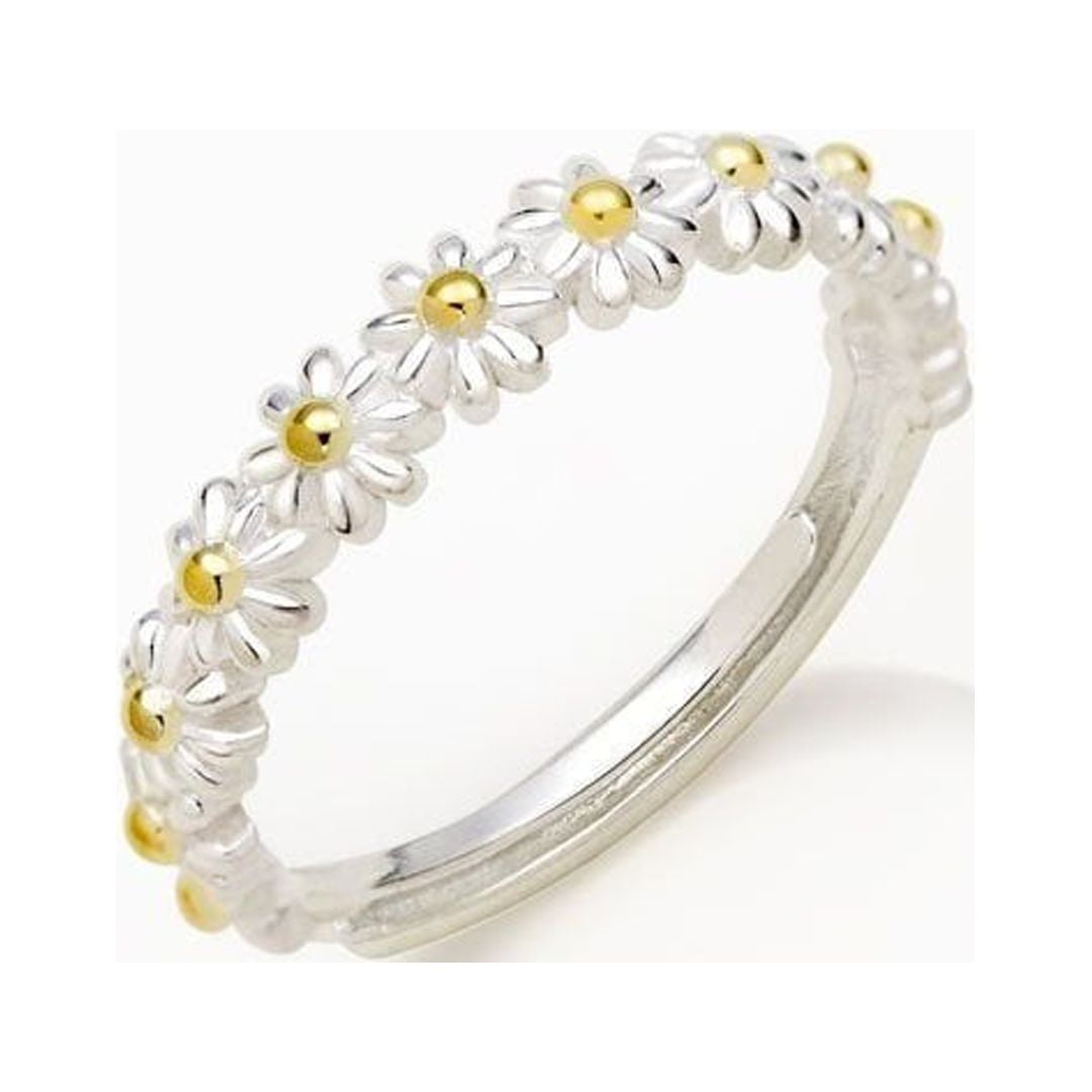 Click here for Jinsinto Flower Ring 925 Sterling Silver Rings Sta... prices