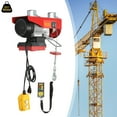Electric Hoist 660LBS W/ Wireless Remote Control & Single/Double Slings ...
