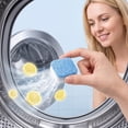12 Pack Washing Machine Cleaner Tablets Descaler and Odor Remover for ...