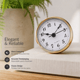 AURENIX 2.8"/ 70 mm Round Quartz Clock Insert,Clock Movement Insert ...