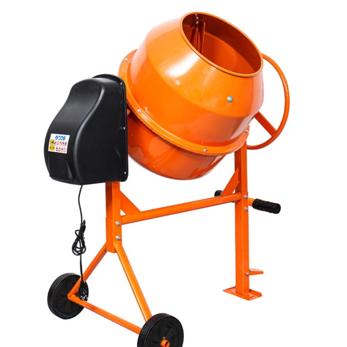 GIVIMO 4.2 Cu Ft Electric Concrete Mixer Portable Cement Mixing Machine ...