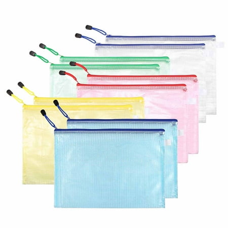 Mesh Zipper Bag Mesh Zipper Information Bag A4 bag convenient ...
