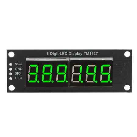 LAFGUR LED Clock Display Module,LED Digital Display Tube 0.36in 6 Bit 7 ...