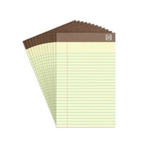 Universal Perforated Ruled Writing Pad, 5 x 8, Canary, 50 Sheets, Dozen ...