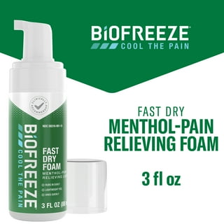Biofreeze 3.5% Strength Menthol Topical Pain Relief Gel, 3 mL packets ...