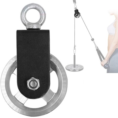 Langgg 360 Degree Rotation Strength Training Bearing Pulley Wheel Home ...