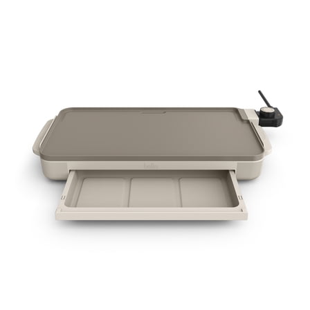 bella Electric Griddle with Warming Tray - Smokeless Indoor Grill ...