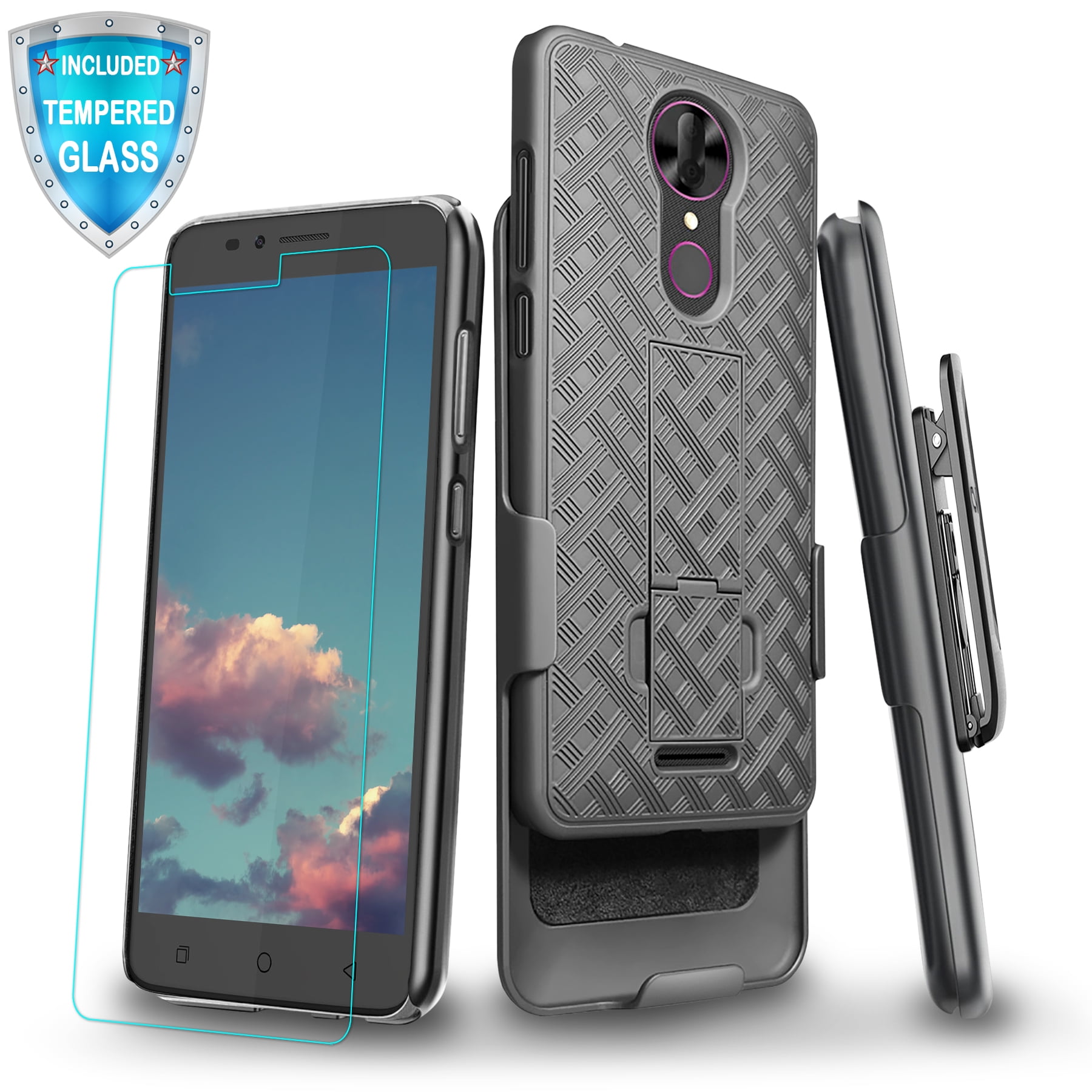 T-Mobile REVVL Plus Case, Cellularvilla [Ultra Thin] Full Body ...