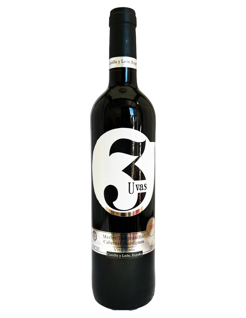 Vino Tinto 3 Uvas 750 Ml 3 Uvas Vino Tinto | Walmart en línea