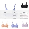 Antinious Women Solid Wireless Side Support Breathable Adjustable ...