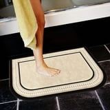 JGJJUGN Thickened Absorbent Floor Mat, Non-Slip Bathroom Door Mat ...