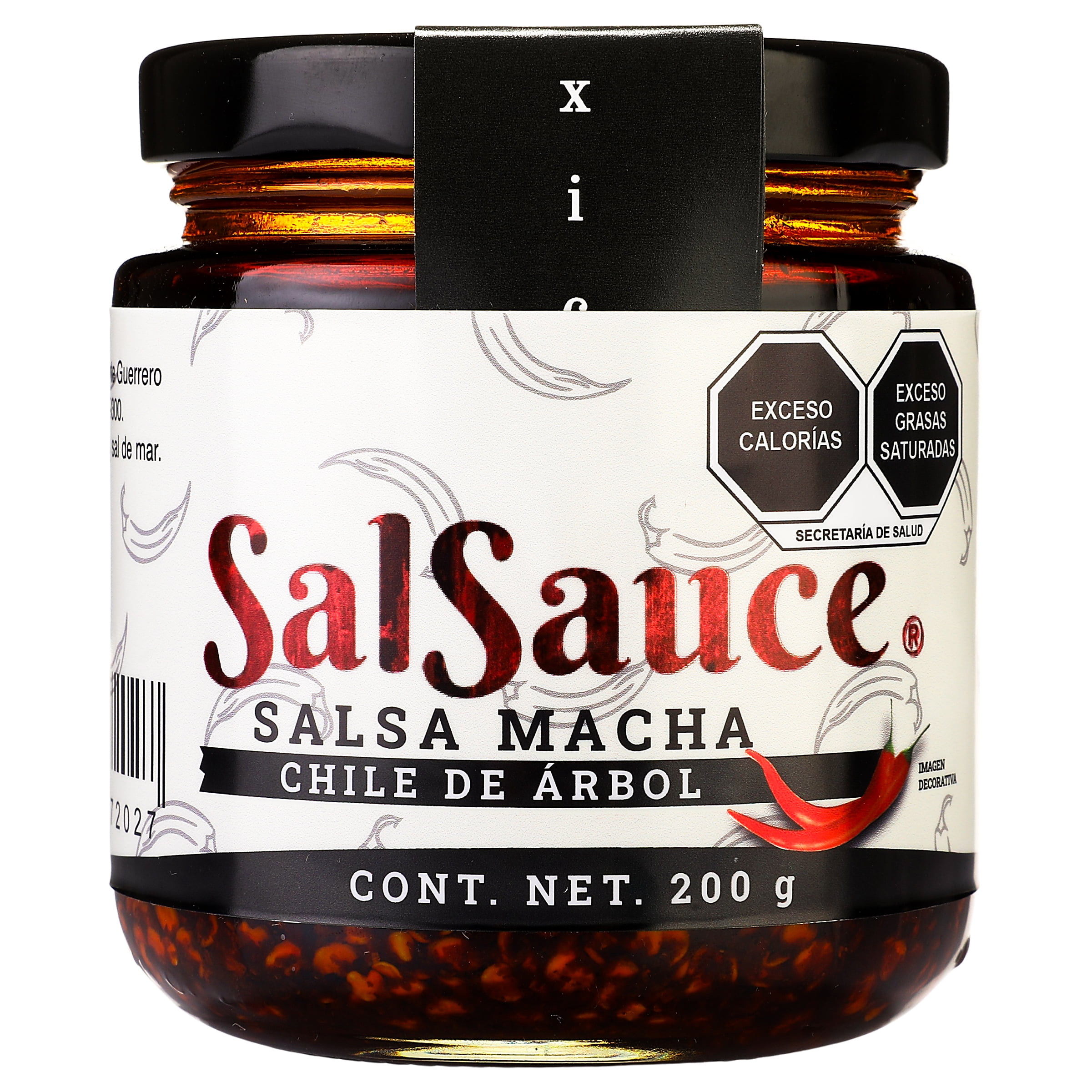 Salsa macha SalSauce chile de árbol 200 g | Walmart en línea