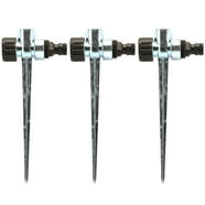 3 Pack - Orbit 1/2 Inch Zinc Flow-Thru Lawn Sprinkler Spike Base ...