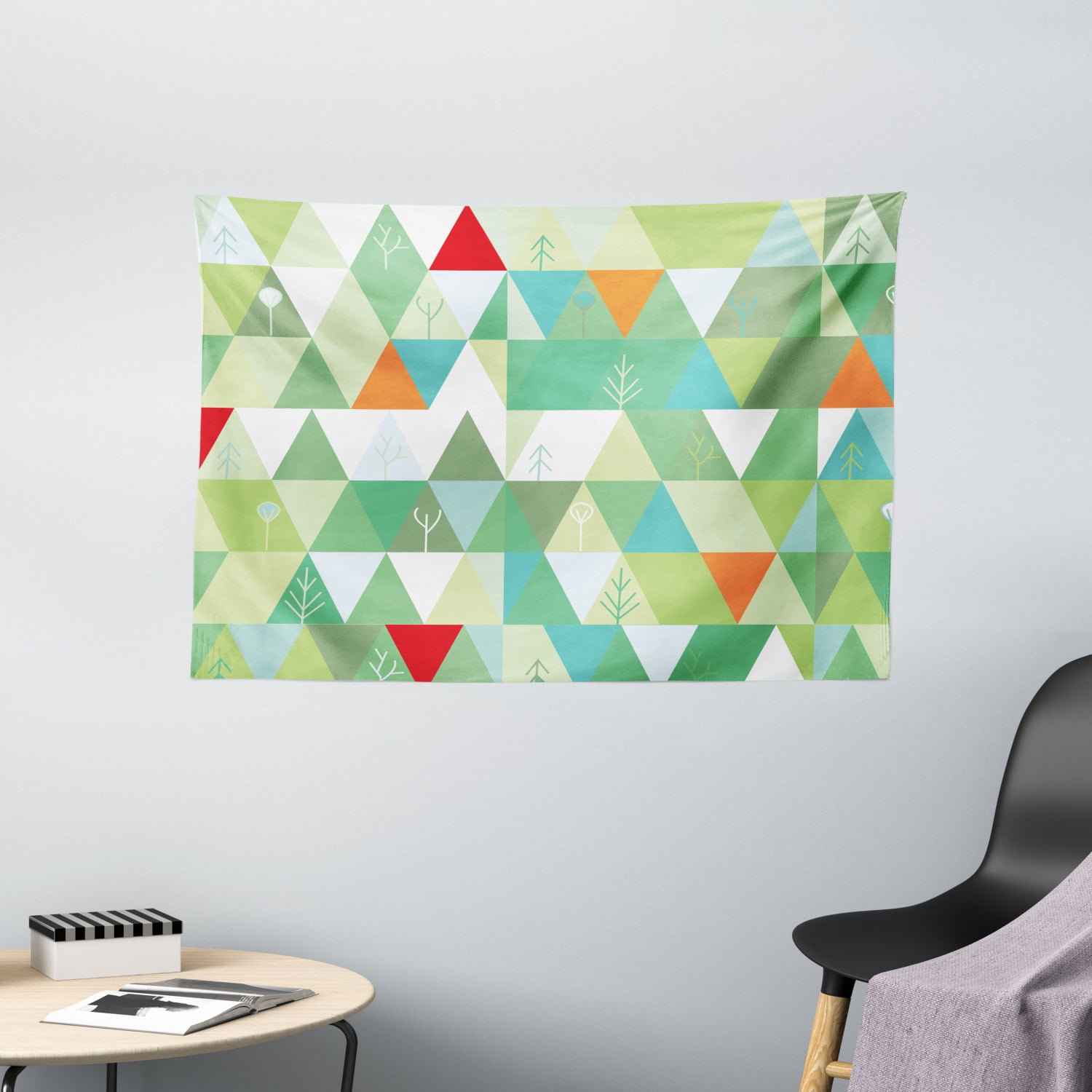 Geometric Forest Tapestry, Colorful Triangles and Rhombuses with Tree ...
