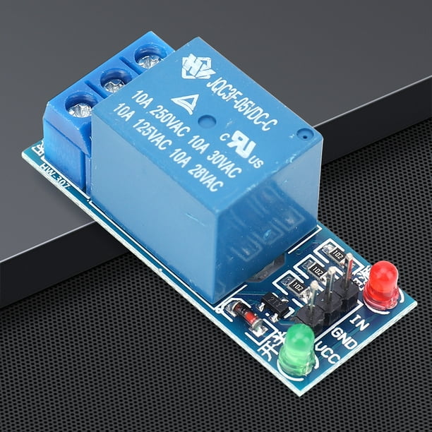 Tablero de relé de 5V 12V 24V 1 2 4 6 8 componentes electrónicos del ...