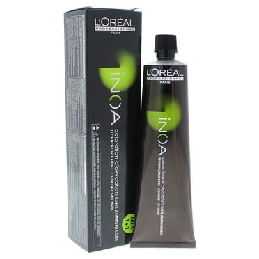 L'Oreal Inoa 6.0/6NN Ammonia-Free Permanent Hair Color, 2.1 oz ...