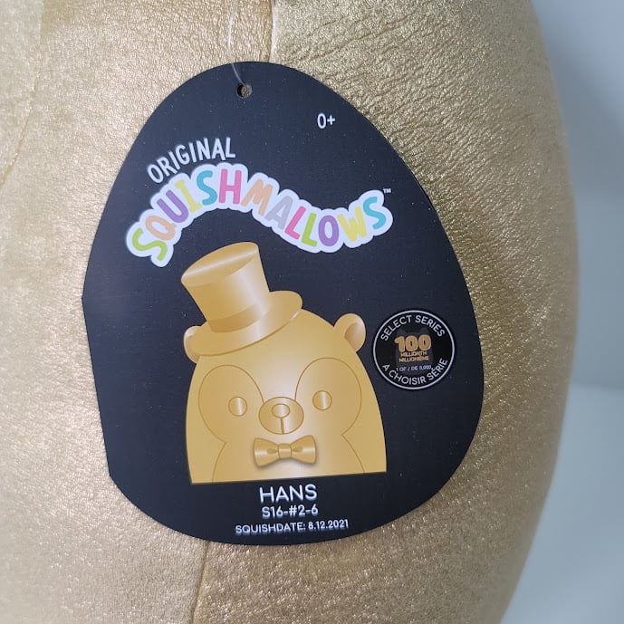 Only 3000 Made!! Limited Edition Squishmallow Golden Hans The Hedgehog ...