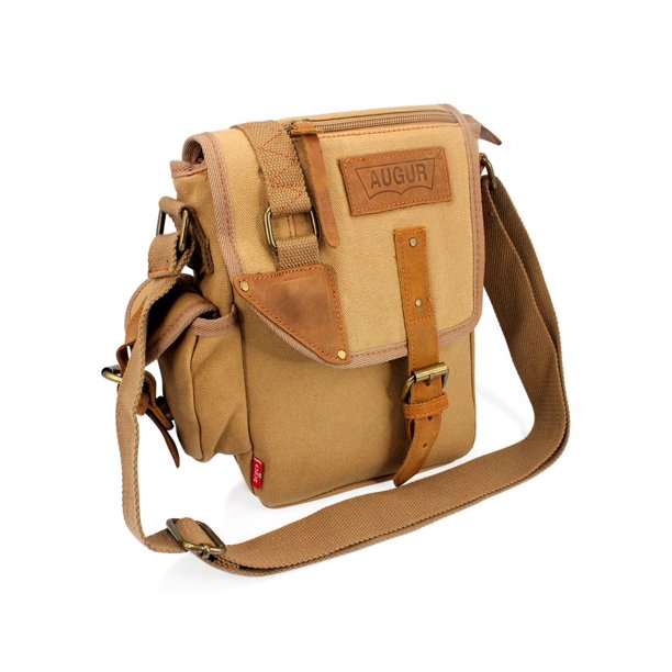 Men'S Military Canvas Messenger Shoulder Sling School Belt Crossbody ...