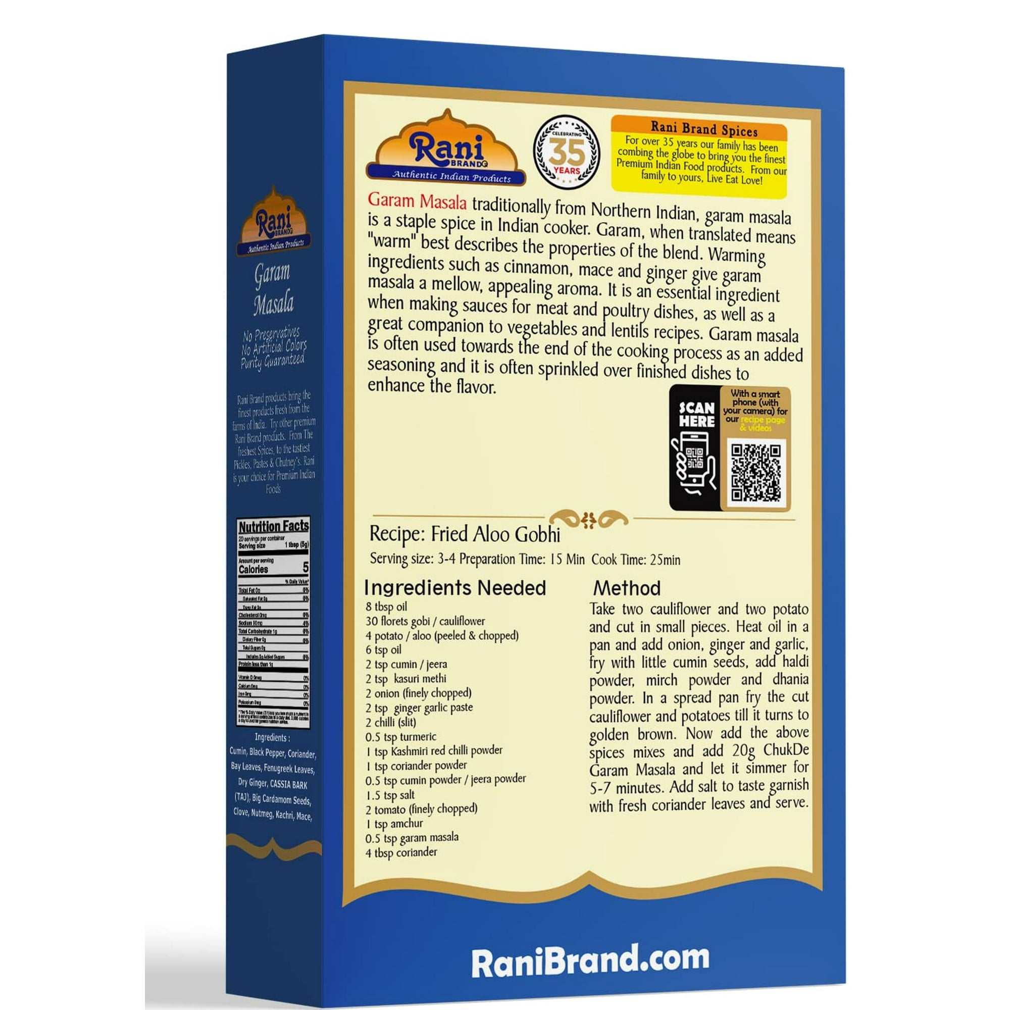 Click here for Rani Brand Rani Garam Masala Indian 11-Spice Blend... prices