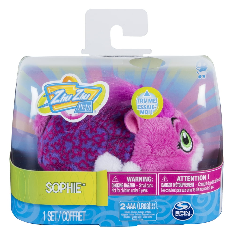 Zhu Zhu Pets - Pajama Party Sophie 4” Hamster Toy with Sound and ...