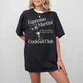 Espresso Martini Cocktail Club T-Shirt Retro Style Graphic Tee Gift for ...