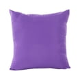 4 Pcs Decorative Pillow 17.72 x 17.72 Inch Dark Lavender, Cotton and ...