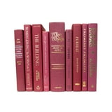 Pen & Willow Maroon Decorative Books - Real shelf-ready book bundles ...