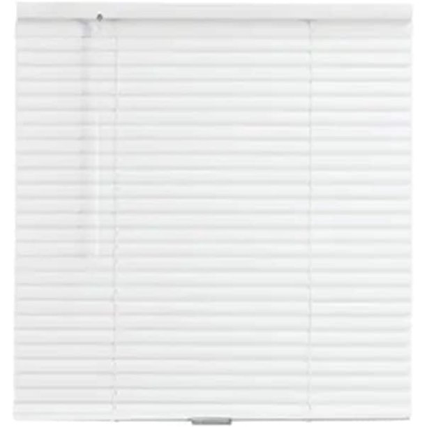 59x72 Cordless 1" Aluminum Mini Blind White - Walmart.com