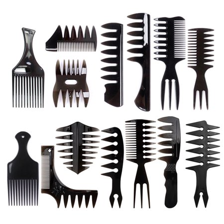 densenon 14 Pieces Men's Style Comb Set Classic Retro Men's Style Comb ...