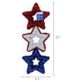 Tinsel Star Dangler Hanging Decoration, Red/White/Blue, 22", Patriotic ...