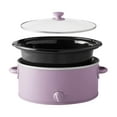 Mainstays 6QT Slow Cooker, Lilac Bloom, Condition: New, Brand ...