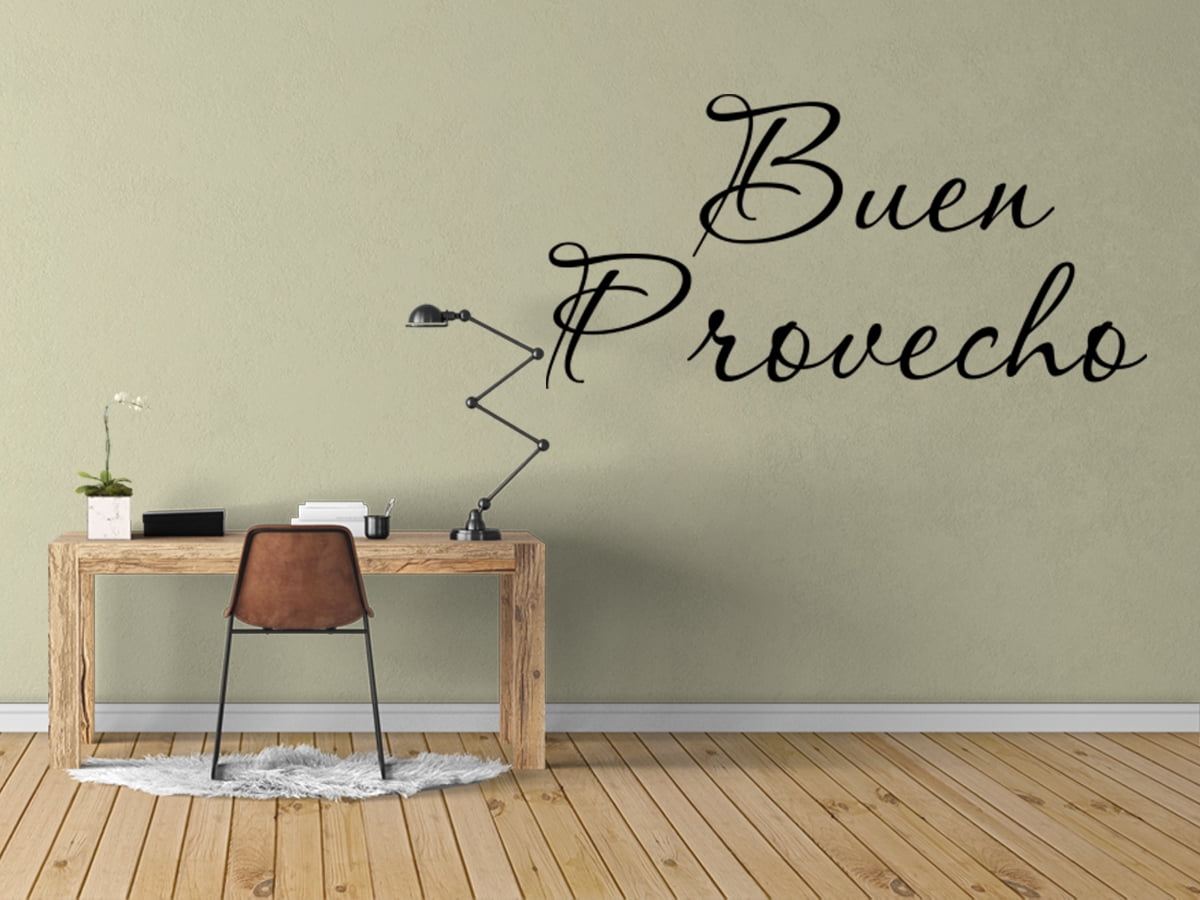 Empresal Buen Provecho Wall Stickers Decal Vinilo Decorativo Para Pared ...