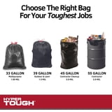 Hyper Tough 33-Gallon Large Multipurpose Drawstring Trash Bags 1.05 MIL ...