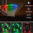 Lighted Basketball Hoop Up Rim Kit Outdoor, Solar Basketball Hoop ...