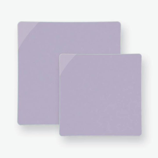 Lavender Square Plastic Plates | 10 Pack Dinner Plate 10.25" - Walmart.ca