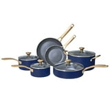 Beautiful 10 PC Cookware Set, Blueberry Pie by Drew Barrymore - Walmart.com