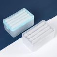 Agiufgs Soap Box with Rollers 4.8 in X 2.83 in X dual-layer, Creates ...