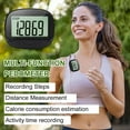 Step Counter Digital Pedometer With Large Screen Display And Long ...